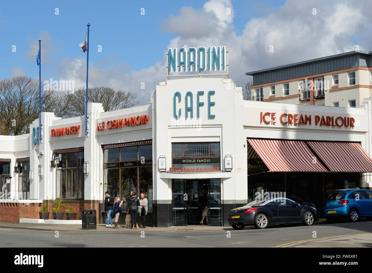 The famous Nardini Ice cream parlour in the art deco cafe and ...