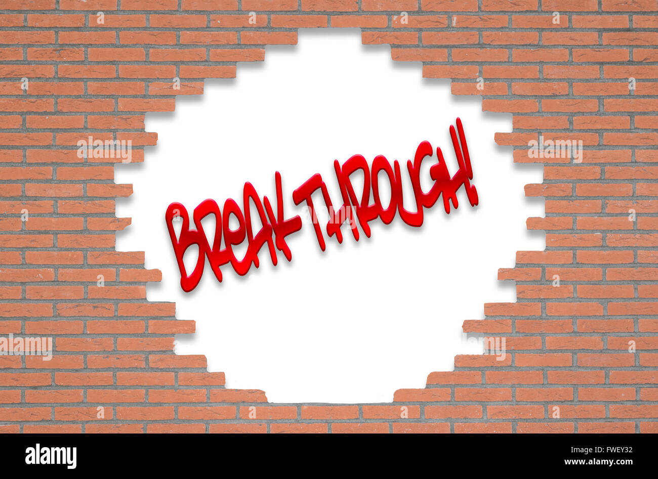 Break Through Brick Wall