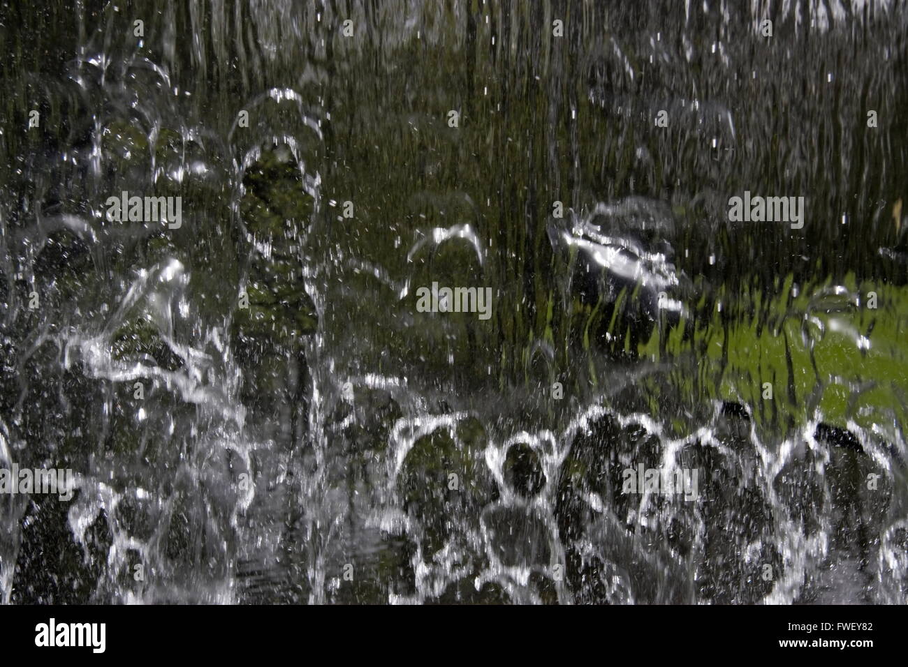 Detail of the Big Waterfall in park Sonsbeek in Arnhem, Netherlands ...