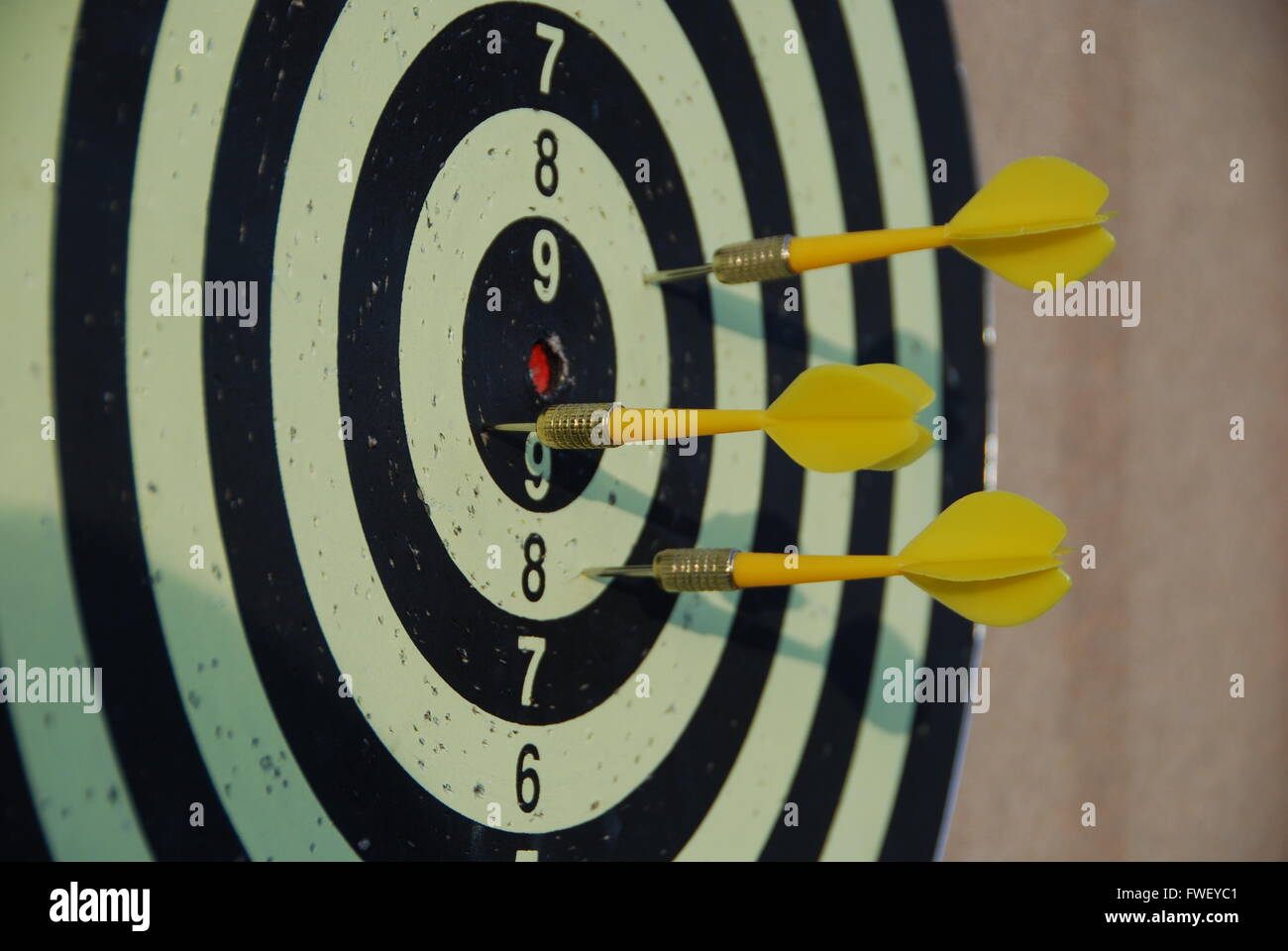 Dart Board Bulls Eye Miss High Resolution Stock Photography and Images ...