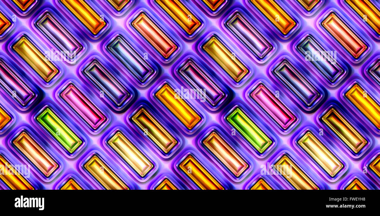 Seamless texture of abstract shiny colorful 3D illustration Stock Photo ...