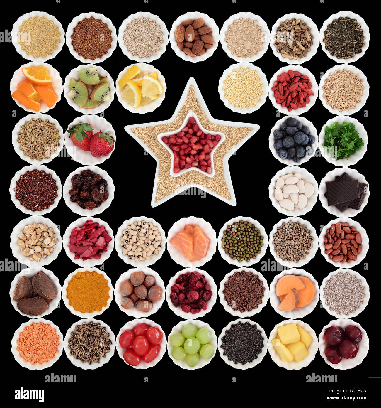 Large super food collection hi-res stock photography and images - Alamy