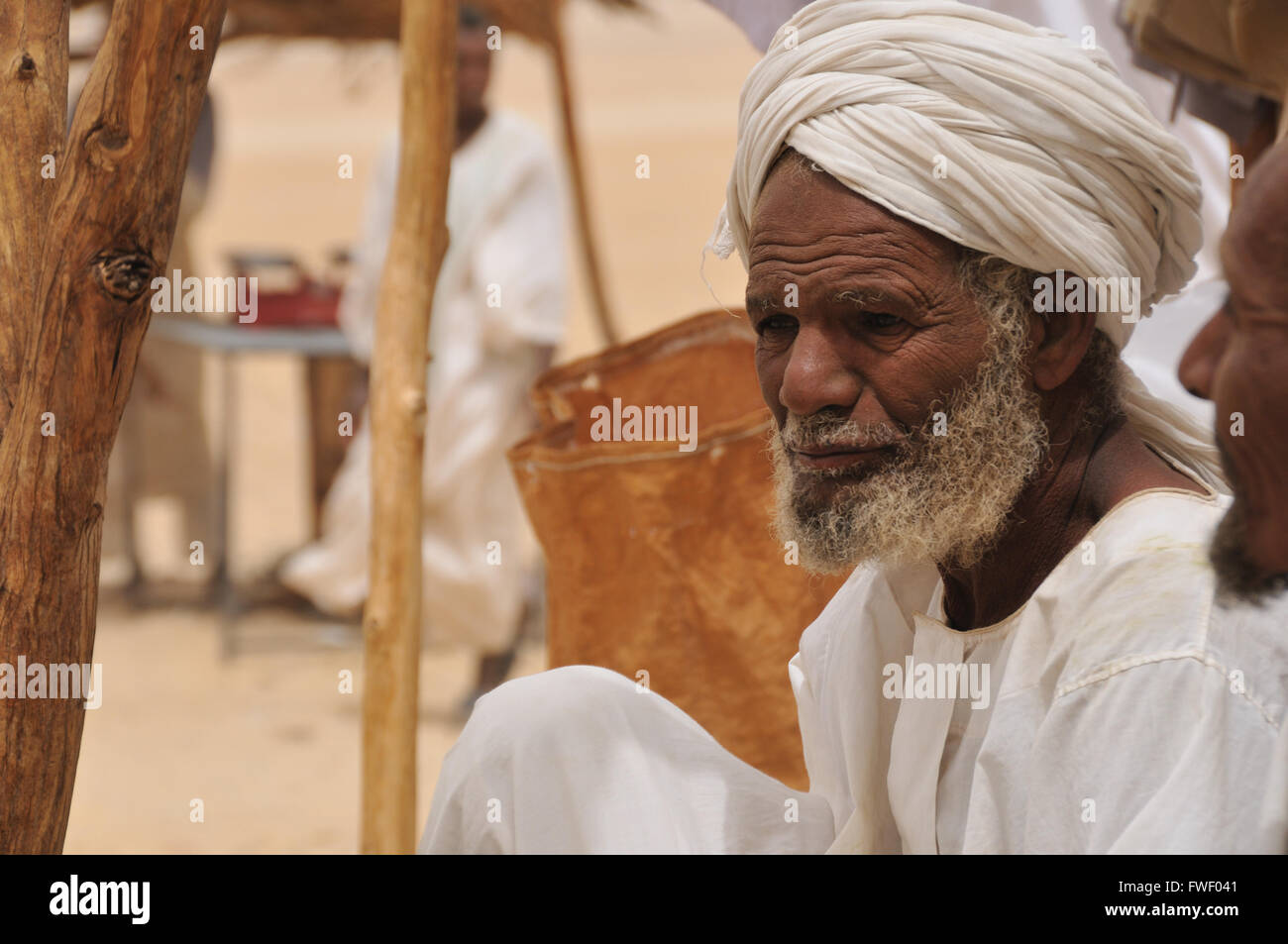 Man, Nubian market, along the Nile bend Stock Photo - Alamy