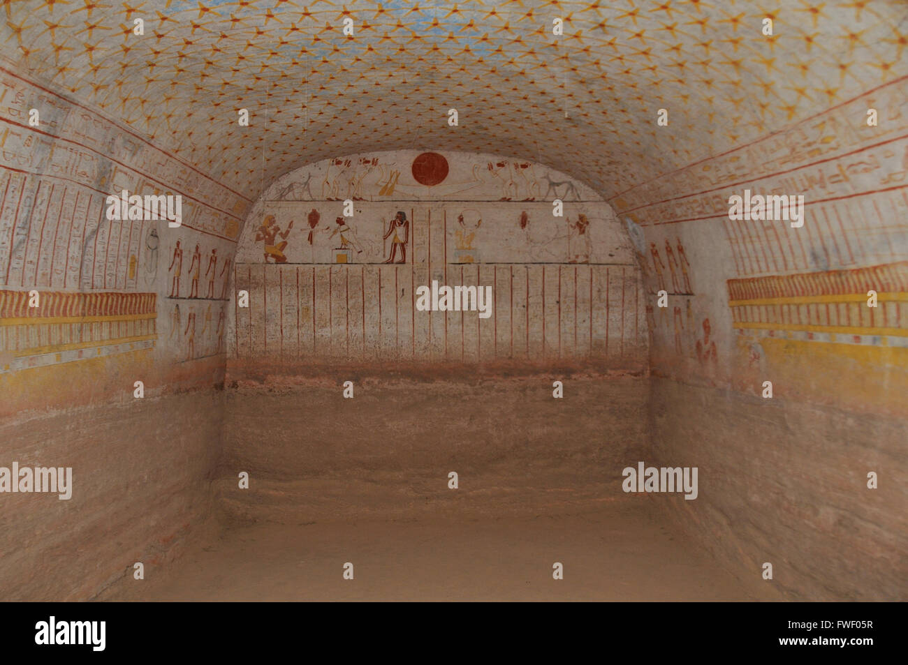 El Kurru, Royal Cemetery, Paintings Inside Tombs Stock Photo - Alamy