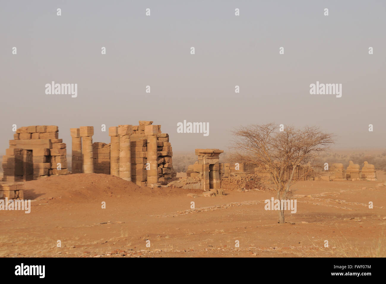 Naqa, Temple of Amun Stock Photo - Alamy