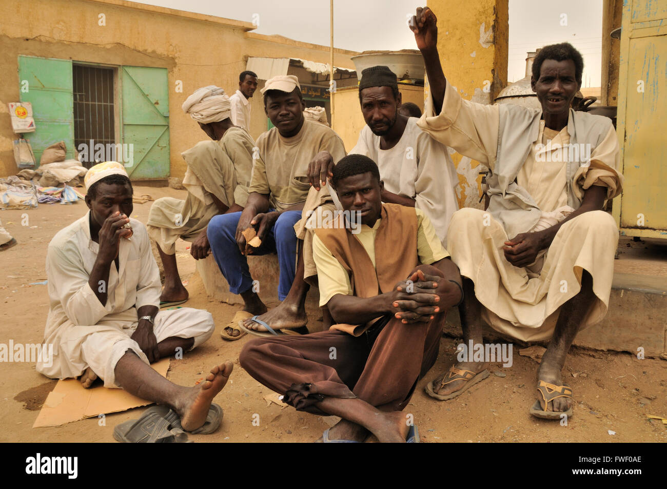 Kassala, Group Of Workers Stock Photo - Alamy