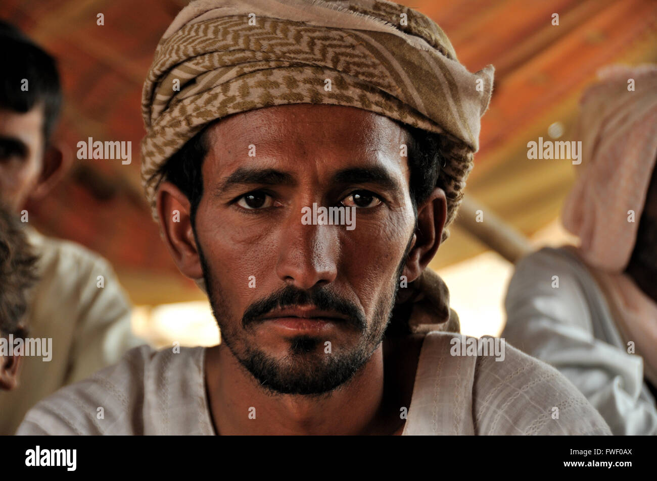 Man, Rashaida camp near Kassala Stock Photo - Alamy