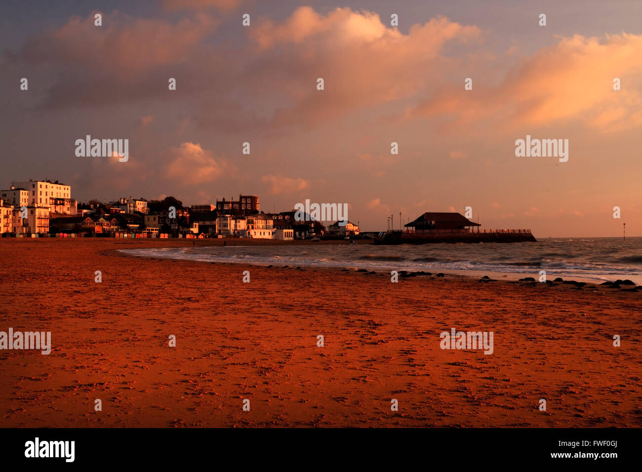 Viking bay beach Stock Photo - Alamy