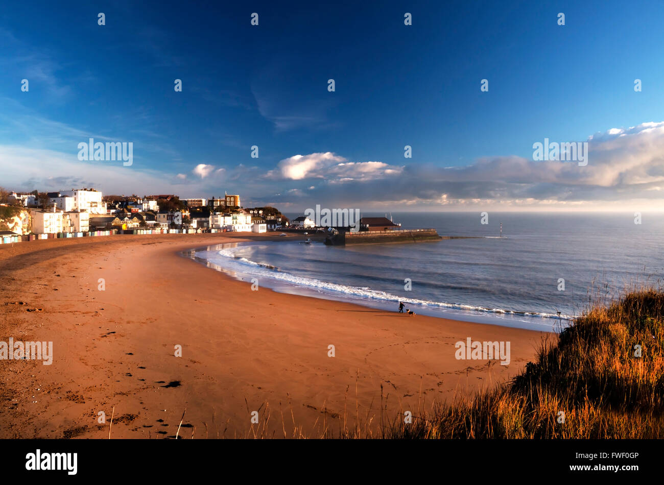 Viking bay beach Stock Photo - Alamy