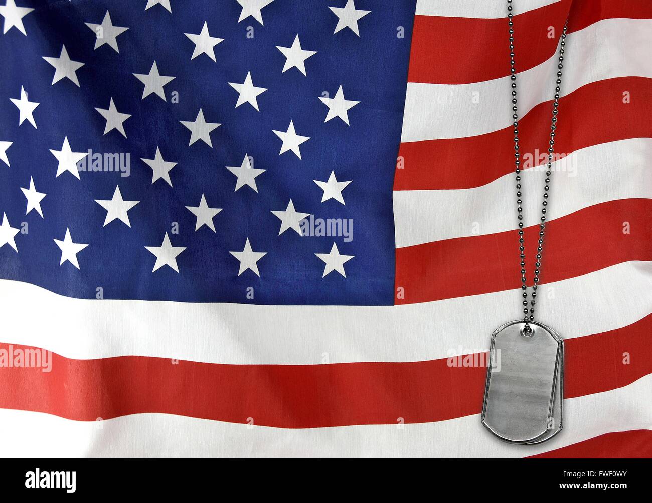 American flag on soldier hi-res stock photography and images - Alamy