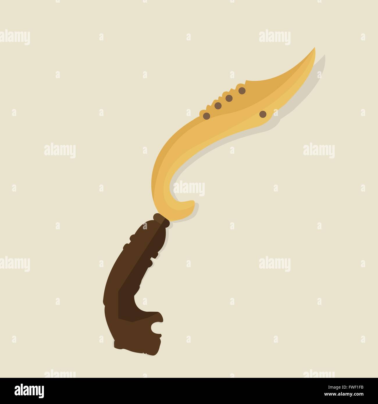 kujang iconic traditional weapon knife swords from west java sunda ...