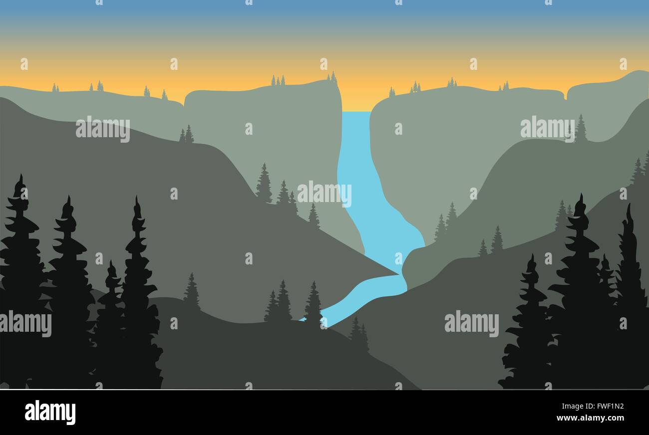 View on water from top Stock Vector Images - Alamy