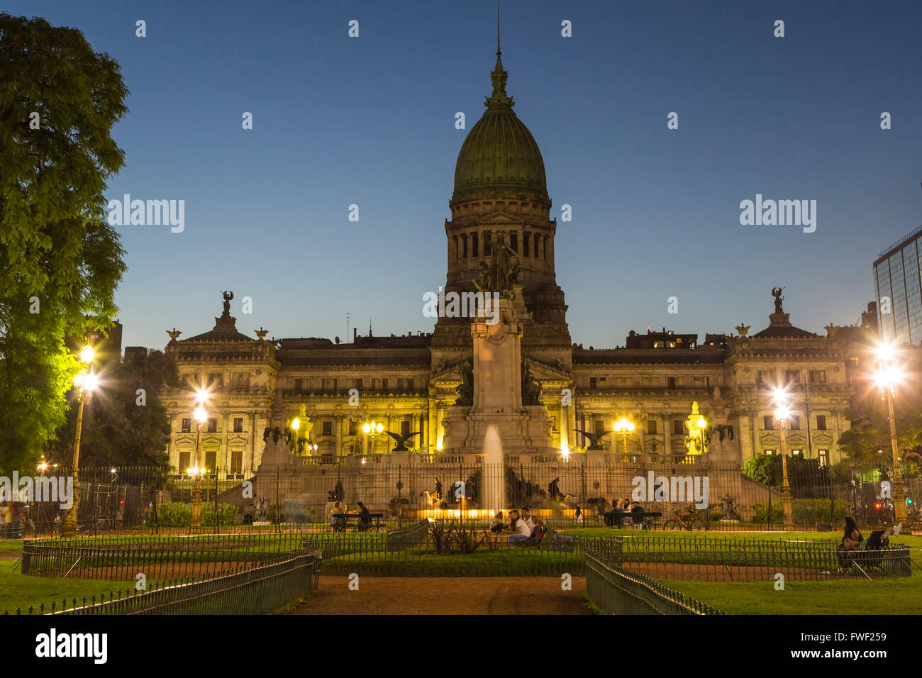 Building of Congress in Buenos Aires, Argentina Stock Photo - Alamy