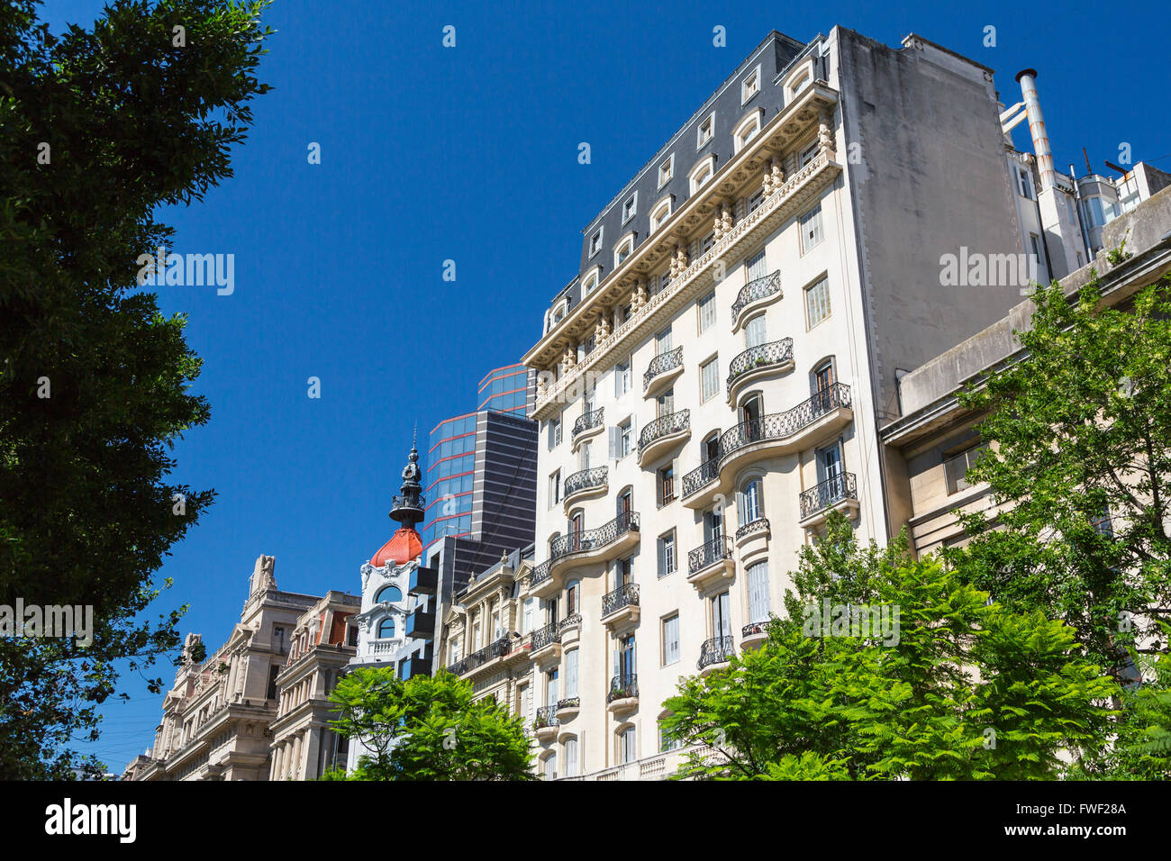 Building architecture in Buenos Aires, Argentina, South America Stock ...