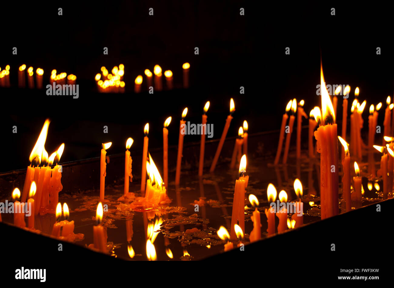 Christian orthodox church candles hi-res stock photography and images ...