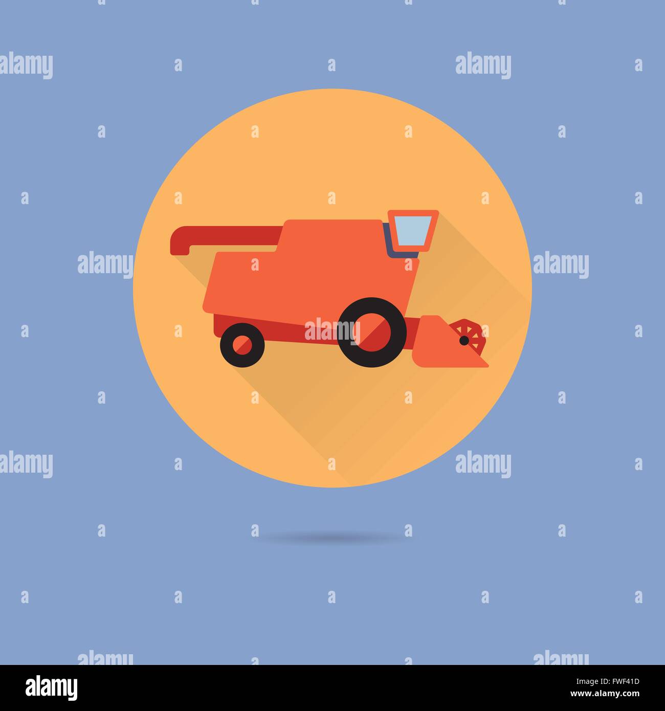 Combine harvester Stock Vector Images - Alamy