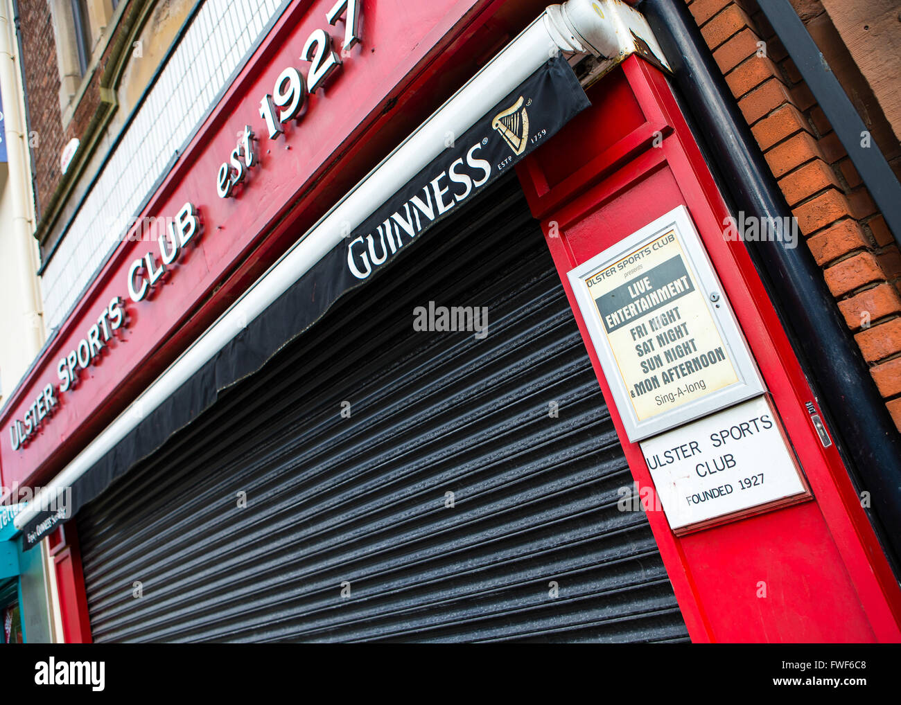 The Ulster Sports Club in Belfast Stock Photo - Alamy