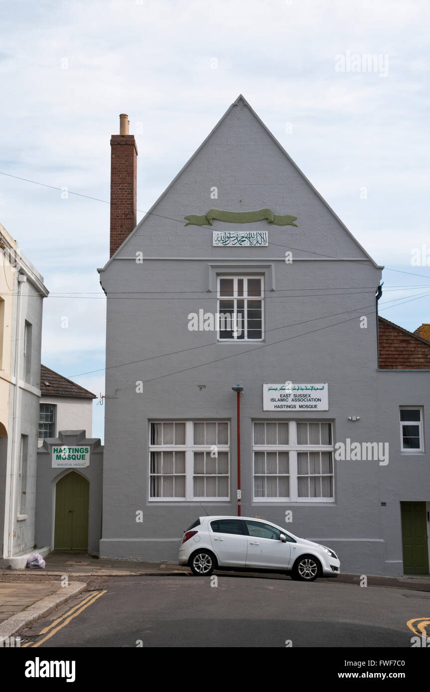 Hastings Mosque in seaside English town of Saint Leonards-on-Sea, East ...