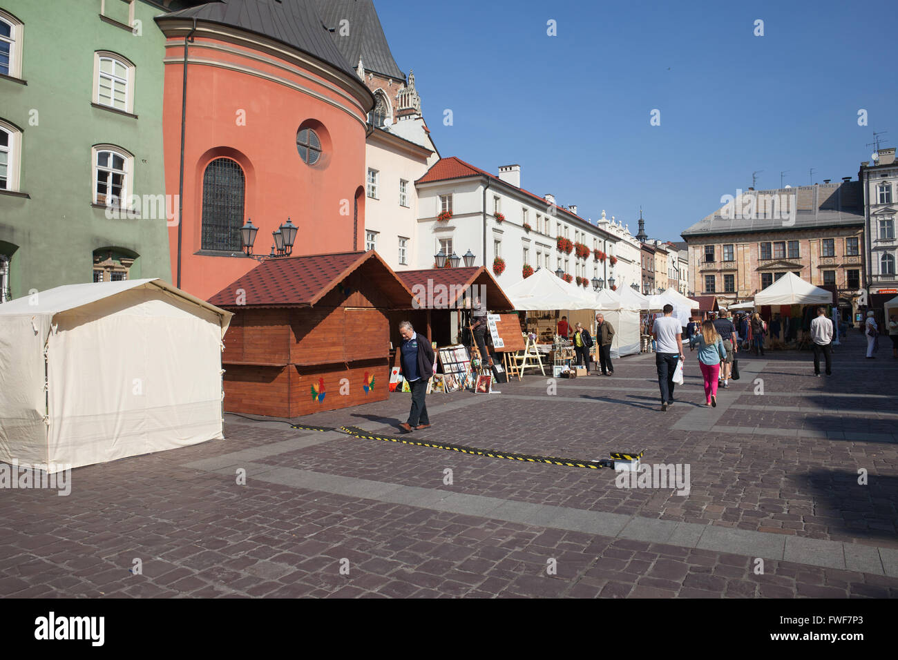 Poland, city of Krakow (Cracow), Old Town, Little Market Square (Maly ...
