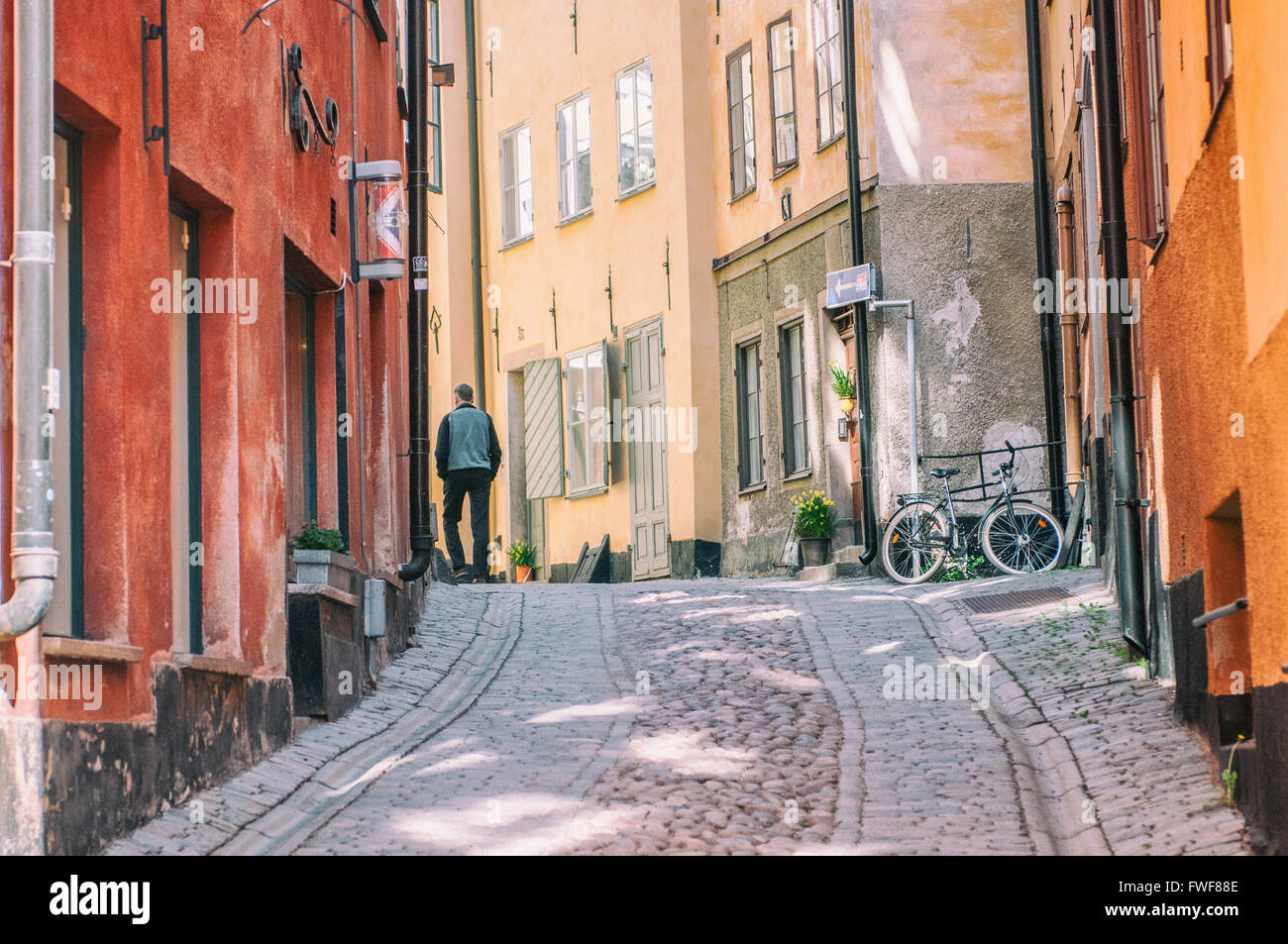 Springtime in the Old Town of Stockholm, Sweden Stock Photo - Alamy