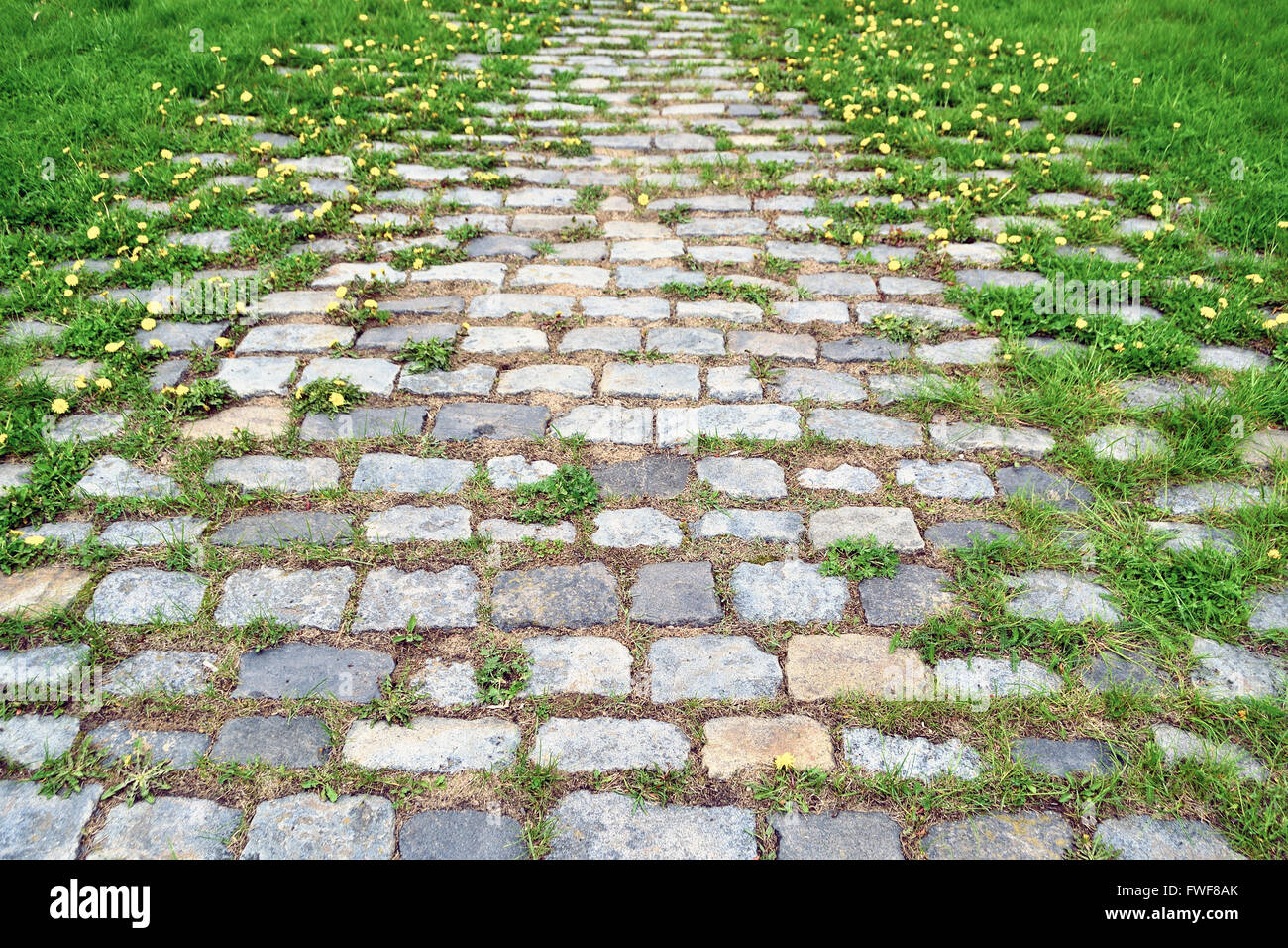 Straight brick road hi-res stock photography and images - Alamy