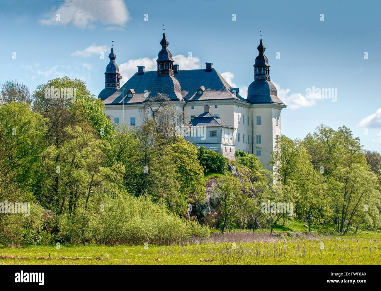 Ekenäs castle during springtime in Sweden Stock Photo - Alamy