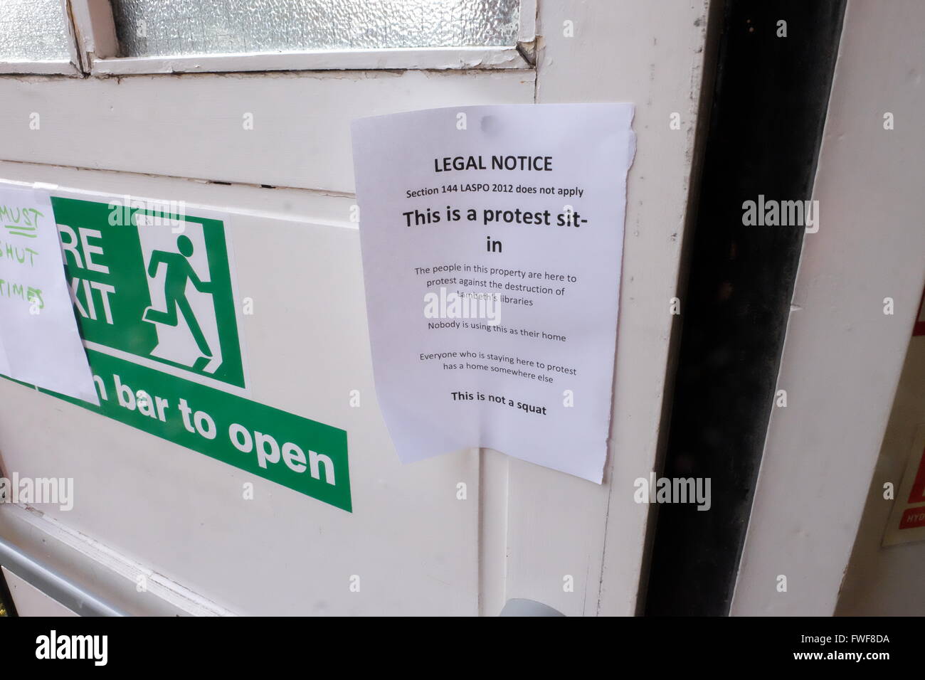 Photos taken inside the occupation of Carnegie Library , Brixton ...