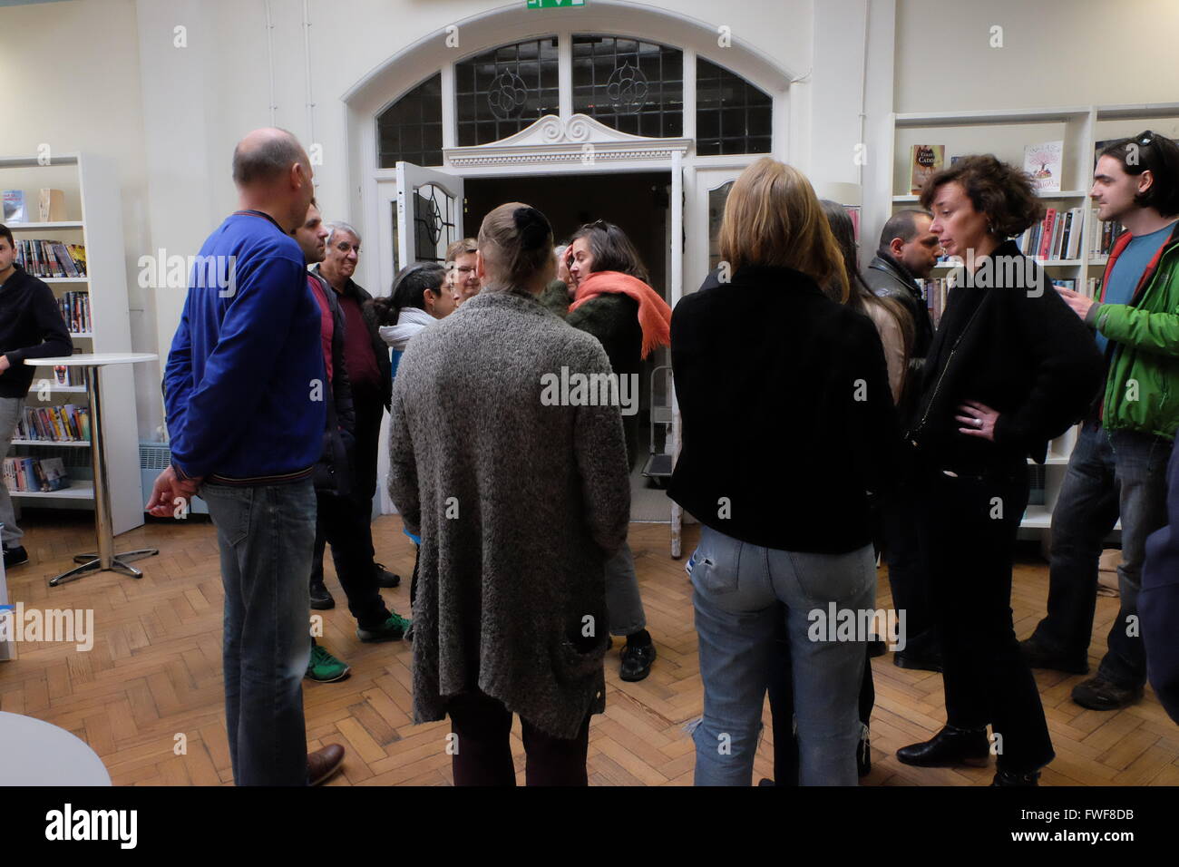 Photos taken inside the occupation of Carnegie Library , Brixton ...
