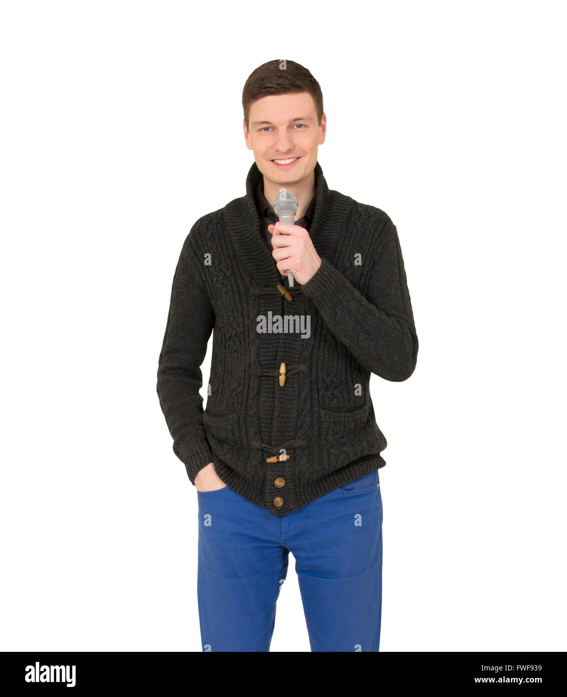 Elegant microphone hi-res stock photography and images - Alamy