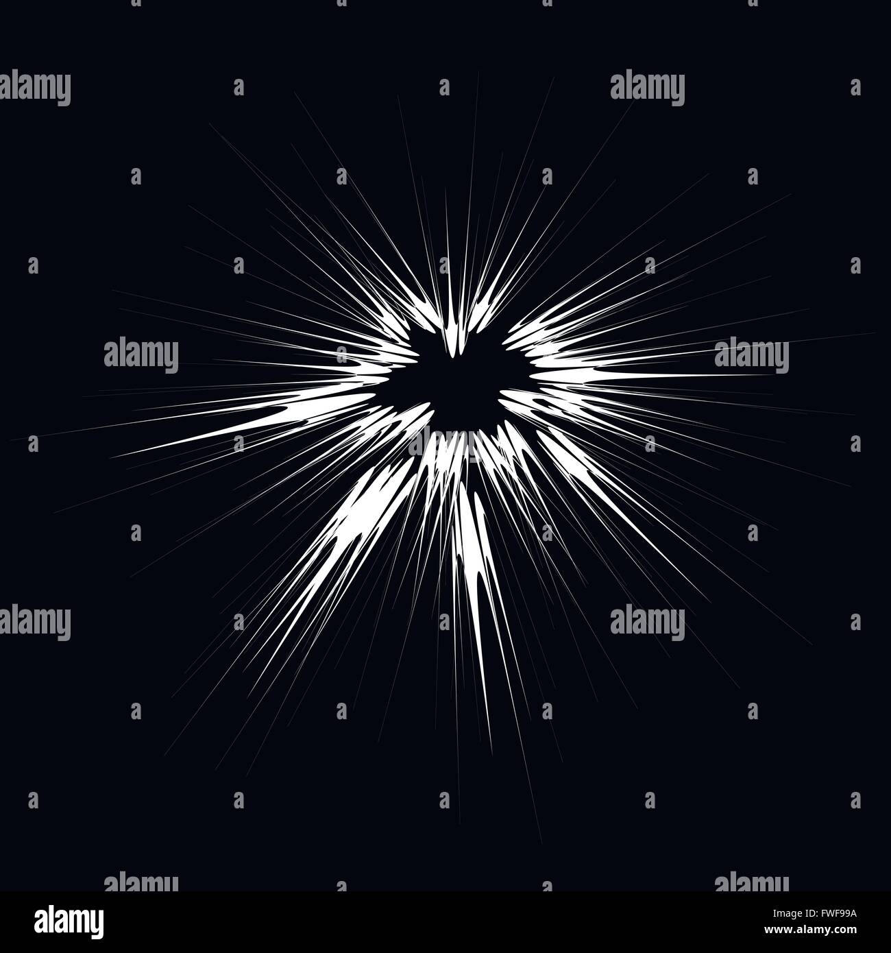 Explode Flash, Cartoon Explosion Stock Vector Image & Art - Alamy