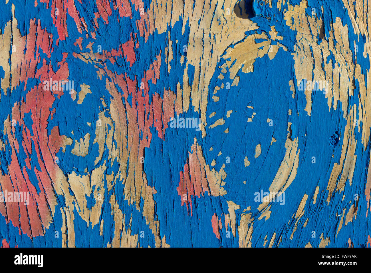 Closeup view of wood with colorful peeling paint Stock Photo - Alamy