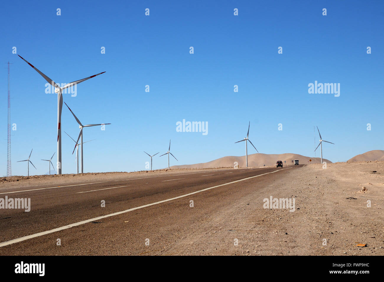 Wind farm turbines desert hi-res stock photography and images - Alamy