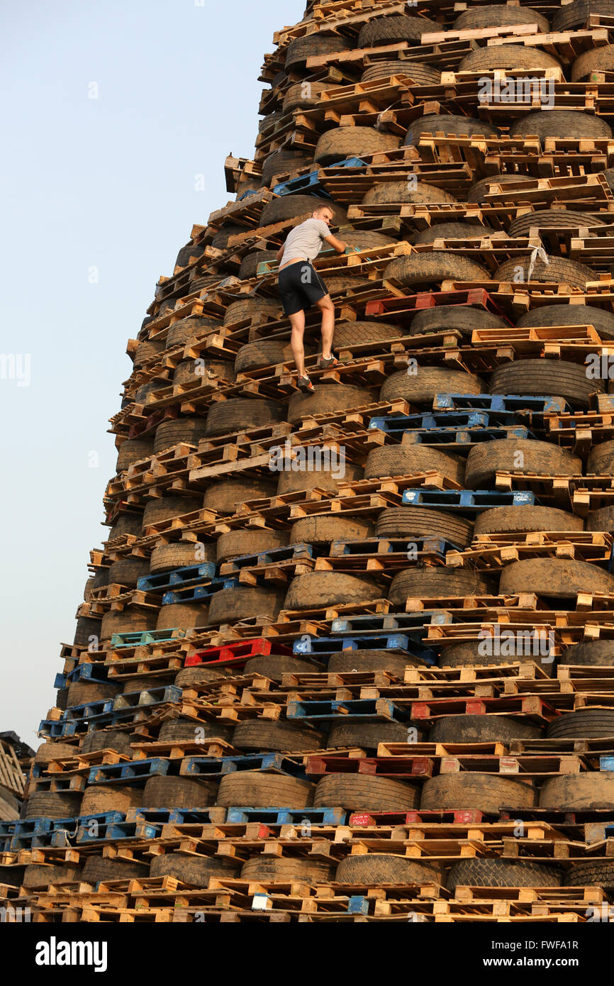 On the night before The Twelfth—the "Eleventh Night"—huge towering ...