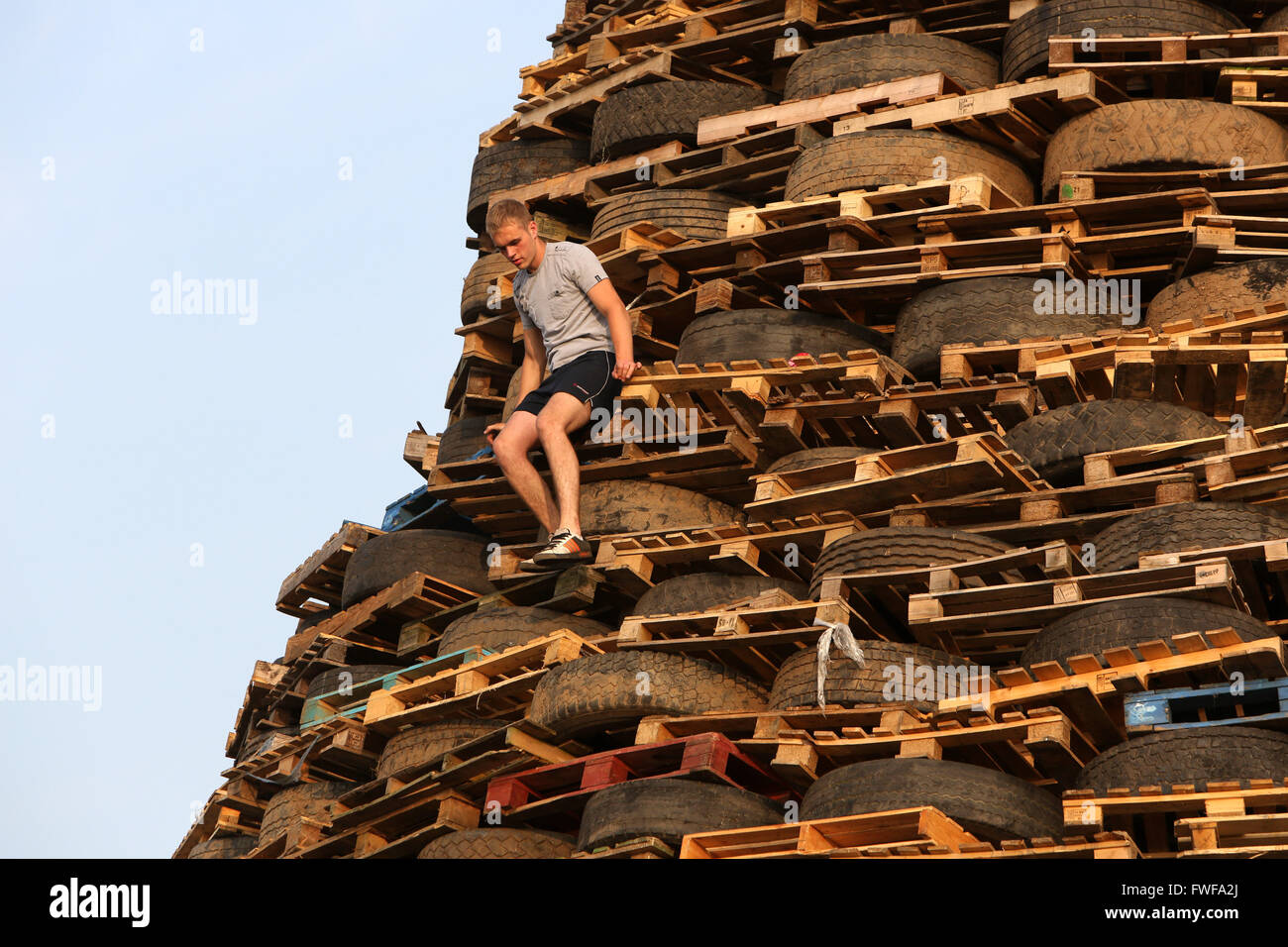On the night before The Twelfth—the "Eleventh Night"—huge towering ...