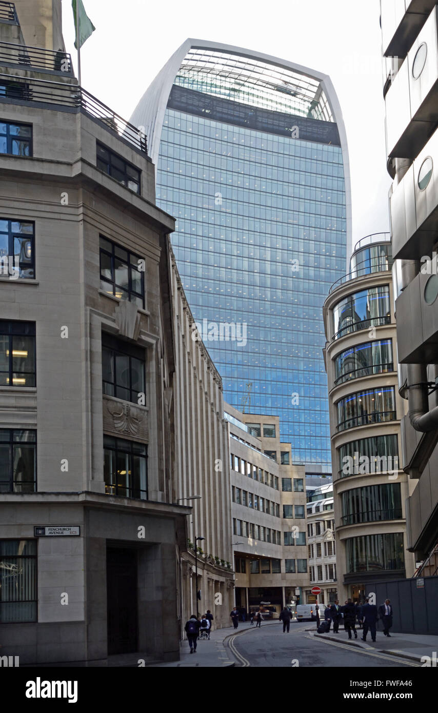 Walkie Talkie, City of London Stock Photo - Alamy