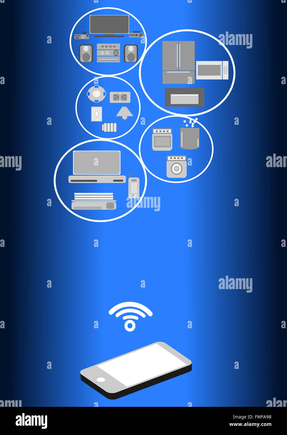Interconnectivity illustration hi-res stock photography and images - Alamy