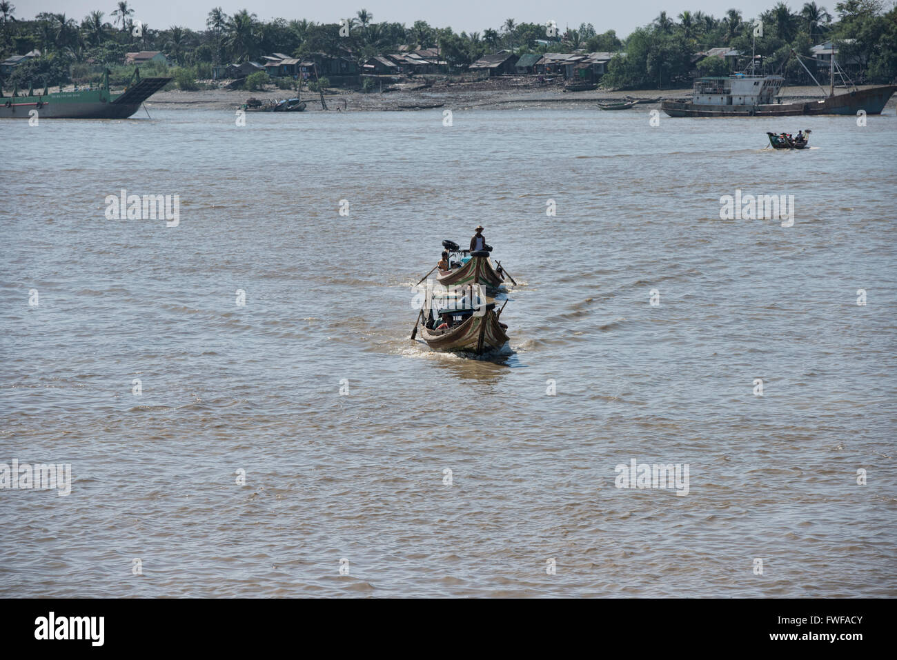Jetty of yangon river hi-res stock photography and images - Alamy