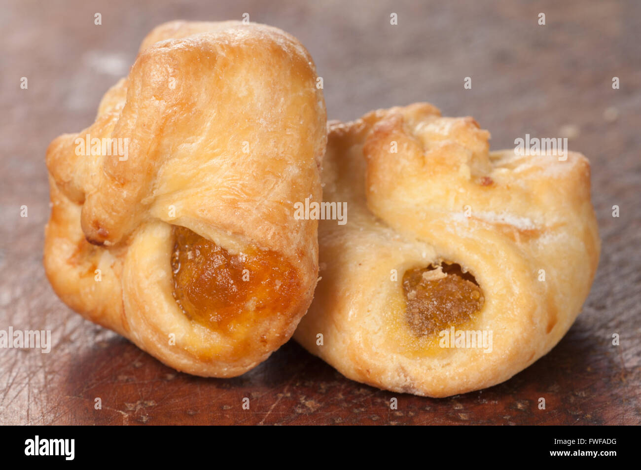 Turnover biscuit, closeup shot, local focus Stock Photo - Alamy