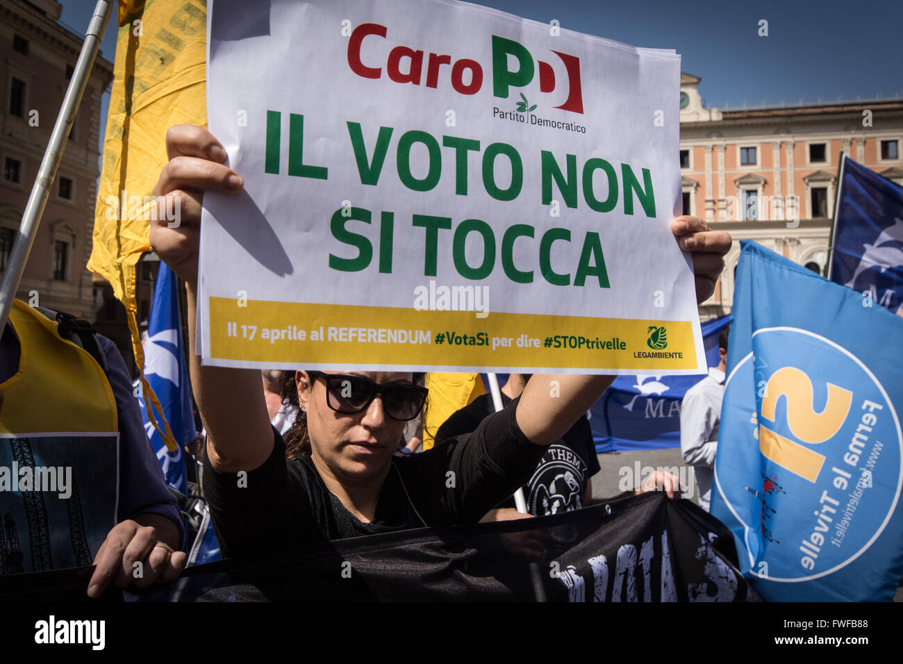 Signs with the Democratic Party during the open letter protest ...