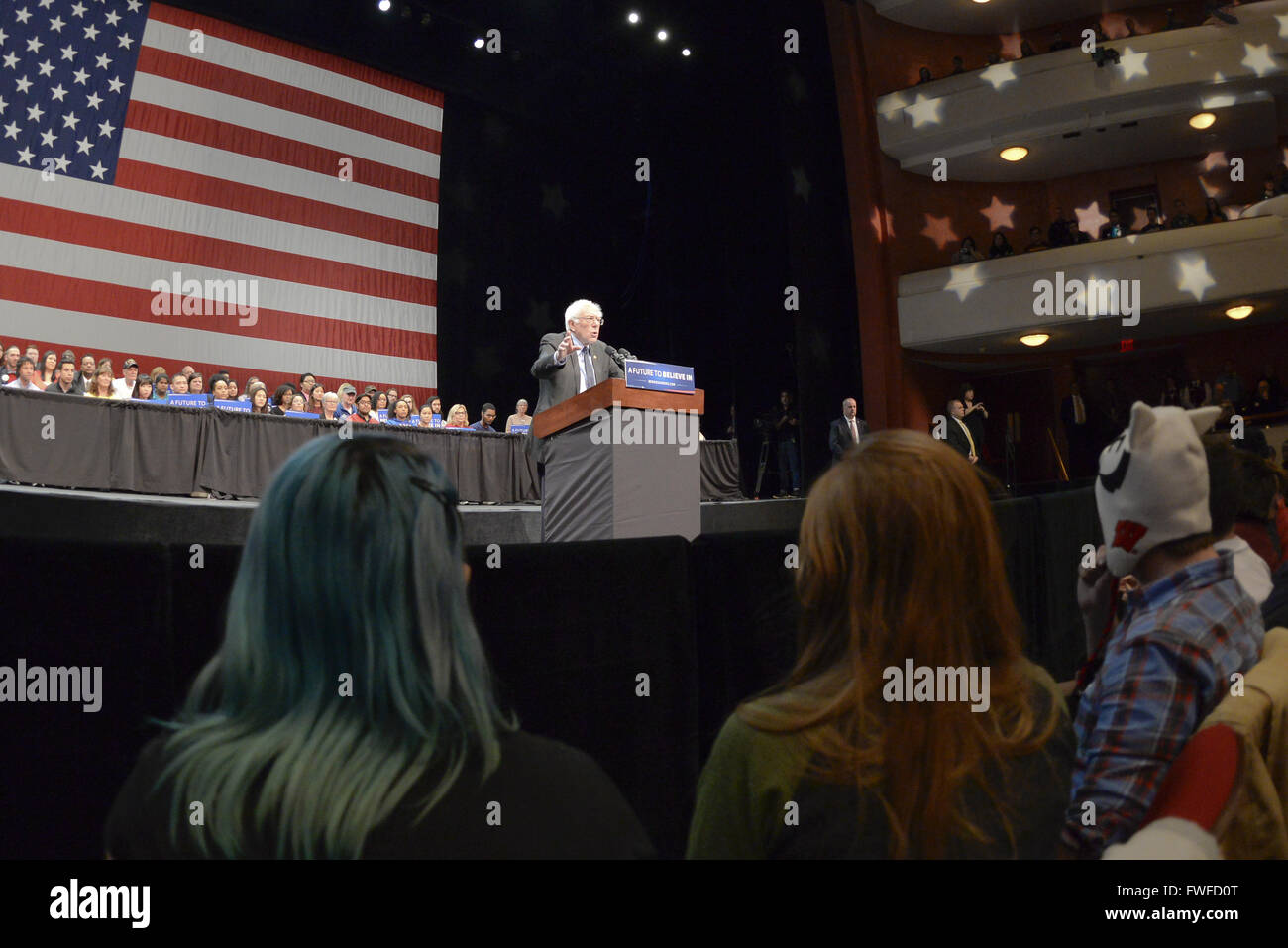 Appleton, Wisconsin, USA. 30th Mar, 2016. BERNIE SANDERS Wisconsin ...