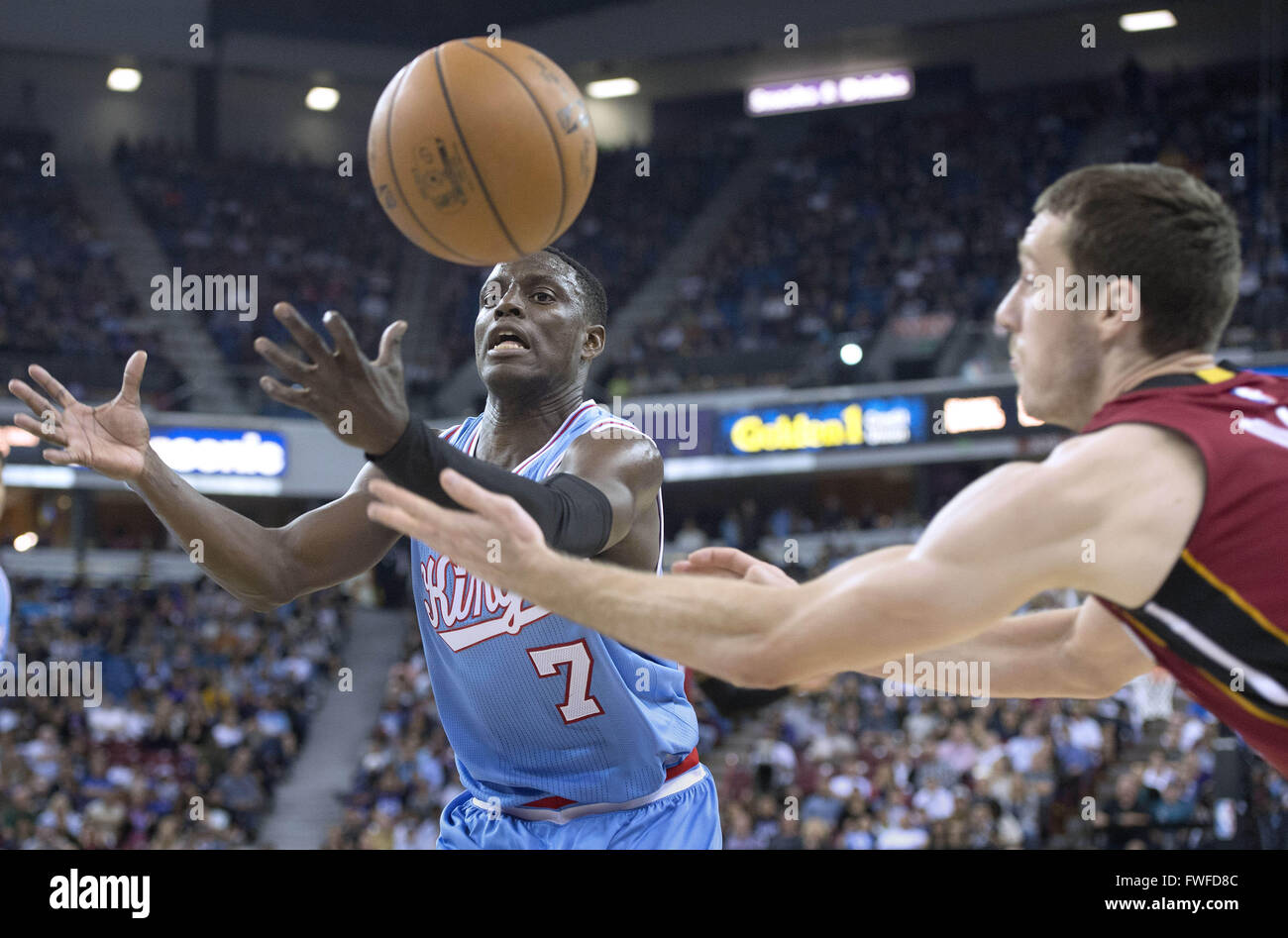 Sacramento, CA, USA. 1st Apr, 2016. Sacramento Kings guard Darren ...