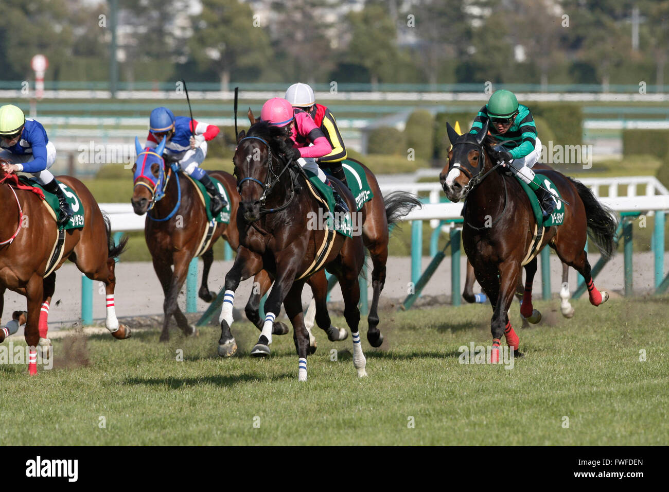 Hyogo, Japan. 26th Mar, 2016. (R-L) Rainbow Flag (Futoshi Komaki ...