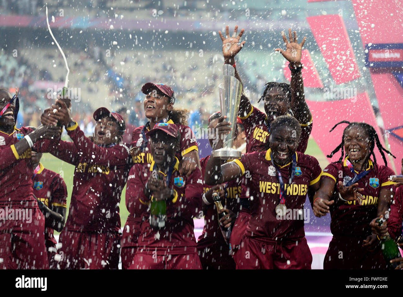 West indies women cricket team hi-res stock photography and images - Alamy