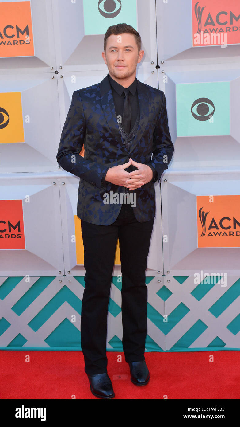 Las Vegas, Nevada, USA. 4th Apr, 2016. Singer Scotty McCreery attends ...