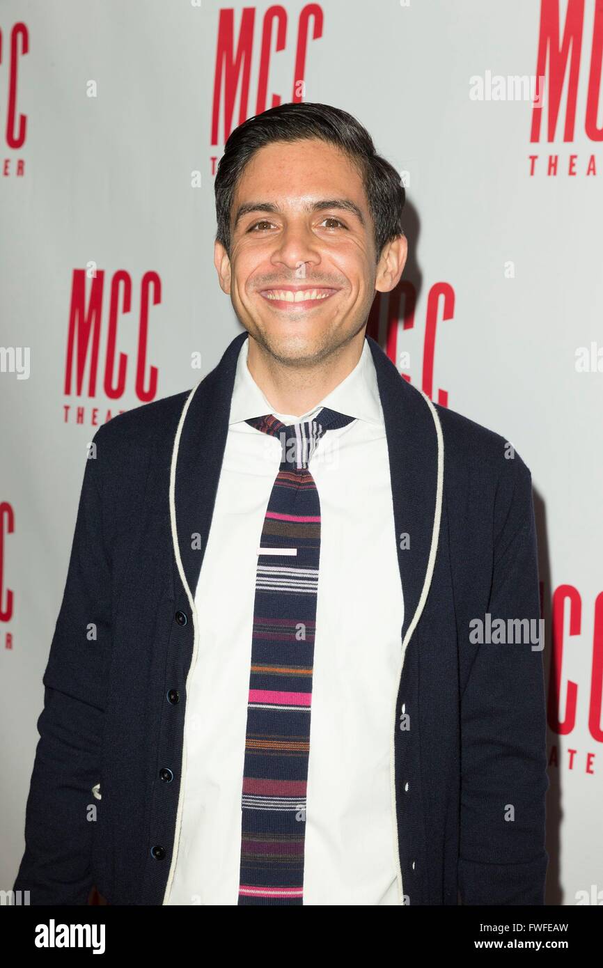New York, NY, USA. 4th Apr, 2016. Matthew Lopez at arrivals for Miscast ...