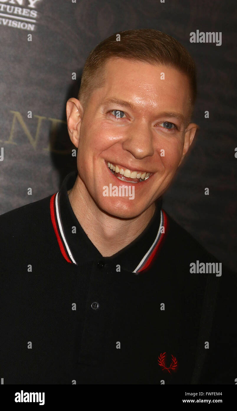 New York, USA. 4th Apr, 2016. Actor JOSEPH SIKORA from 'Power' attends ...
