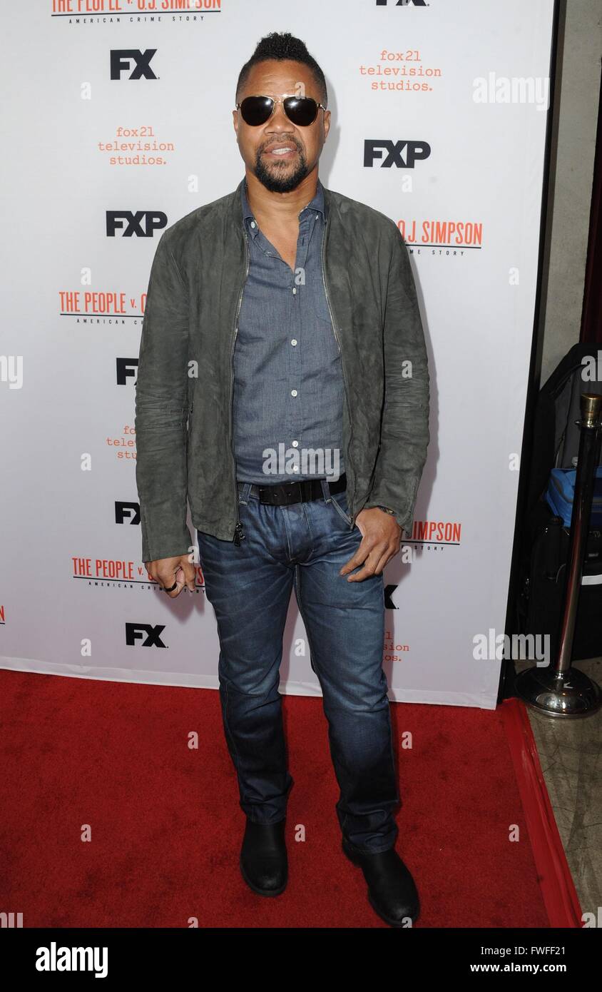 Los Angeles, CA, USA. 4th Apr, 2016. Cuba Gooding Jr. at arrivals for ...