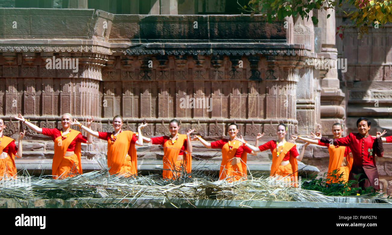 Jodhpur, India. 05th Apr, 2016. International action star Jackie Chan ...