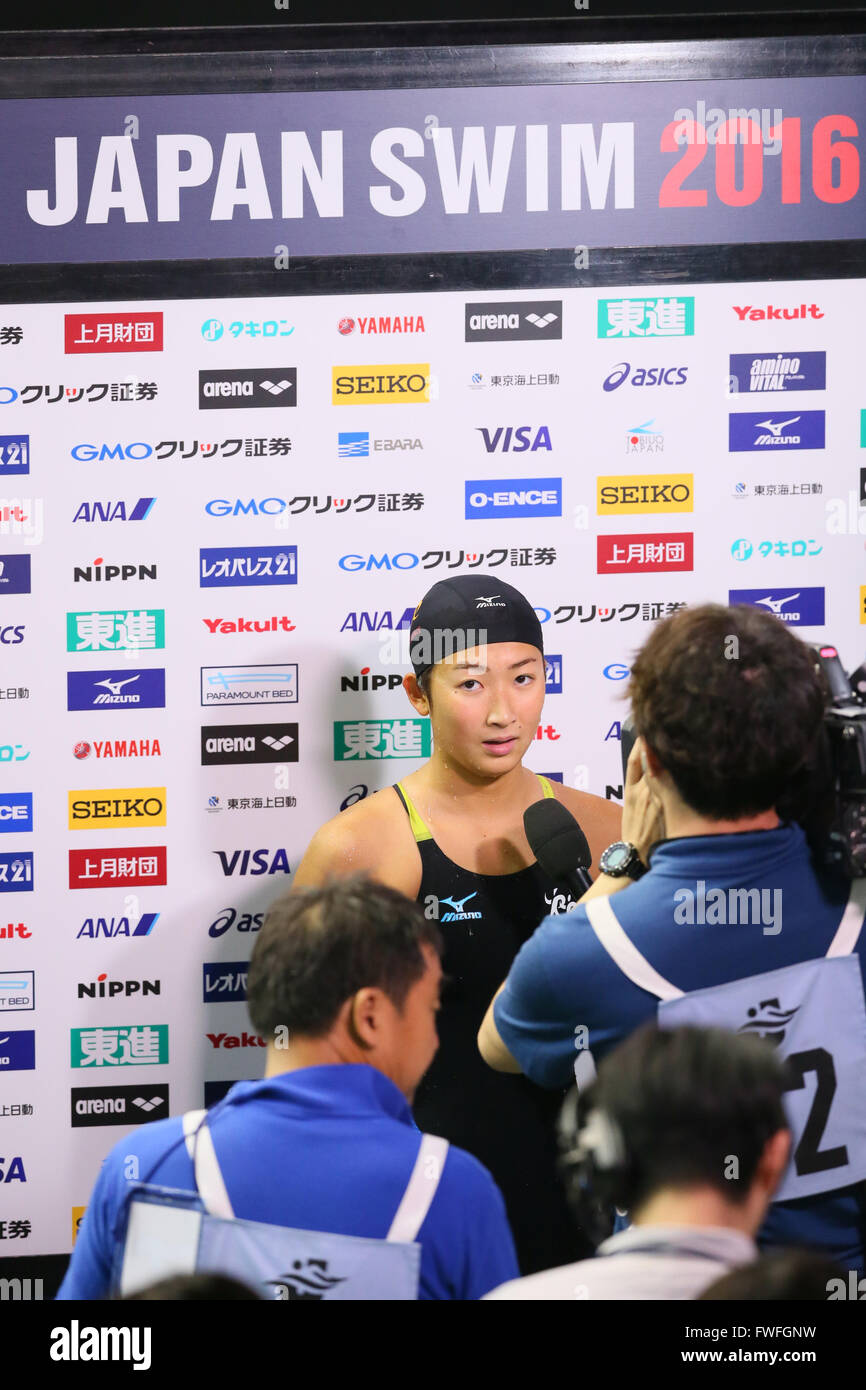 Tokyo, Japan. 5th Apr, 2016. Rikako Ikee Swimming : Japan swimming ...