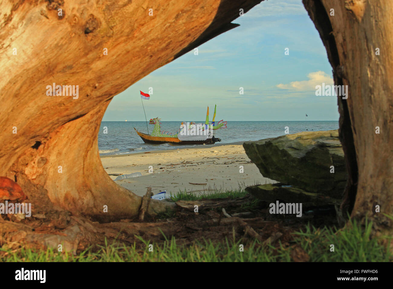 Bengkalis, Indonesia. 05th Apr, 2016. The beauty of the morning in ...